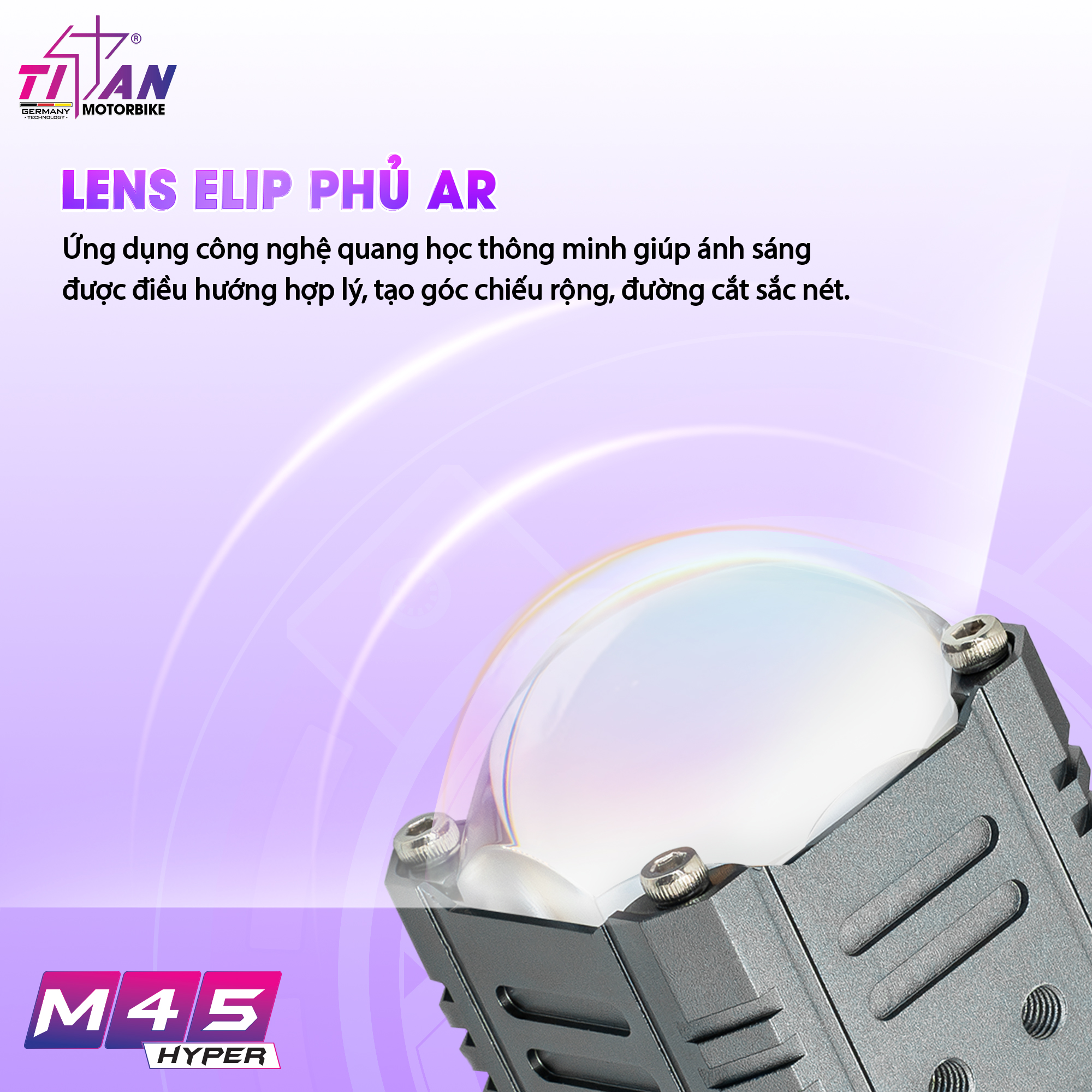 TỔNG HỢP HÌNH ẢNH ĐỘ ĐÈN TRỢ SÁNG TITAN MOTO M45 HYPER TẠI ĐÈN LED ...